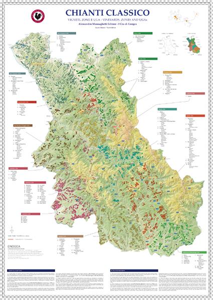 enogea » The Map Combo Franciacorta, Chianti Classico, Barbaresco GEO